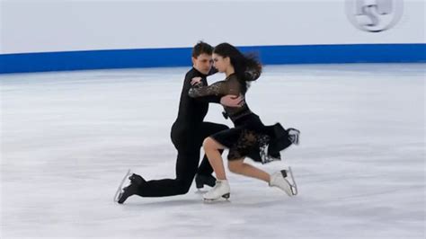 2022 23 Isu 피겨스케이팅 편안하게 연기 선보인 셀리나 프라지 장스 포누 주니어 세계선수권 아이스 리듬댄스 Sbs