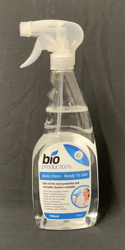 Bio Productions Xola Clean Cleaner 1 X 750ml Single Bottle Y As7sp 750