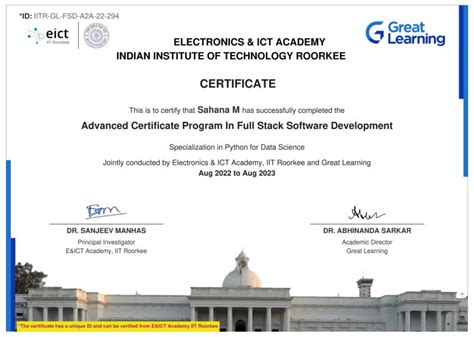 Sahana M On Linkedin Fullstackdeveloper Certification Professionaldevelopment