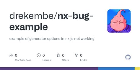 GitHub Drekembe Nx Bug Example Example Of Generator Options In Nx Js Not Working