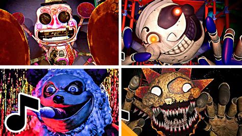 ТОП 5 ПЕСЕН КЛИПОВ ПРО ФНАФ 9 Солнце и Луна Кошмарное Солнце Пандори Диджей Fnaf Youtube