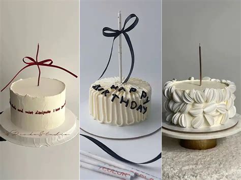 کیک تولد ساده و مینیمال از مدل‌های دخترانه تا پسرانه