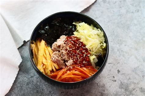 야채 참치 비빔밥 만들기 재료 상추 비빔밥 고추장소스 만드는 법 한그릇요리 메뉴추천 네이버 블로그