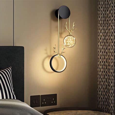 โคมไฟติดผนัง Led สไตล์นอร์ดิก เรียบง่าย สําหรับตกแต่งผนังห้องนอน ห้องนั่งเล่น Shopee Thailand