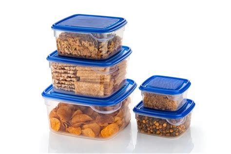 Arabfox Plastic Multi Purpose Square Shape Container Set Of 5 At Rs 90