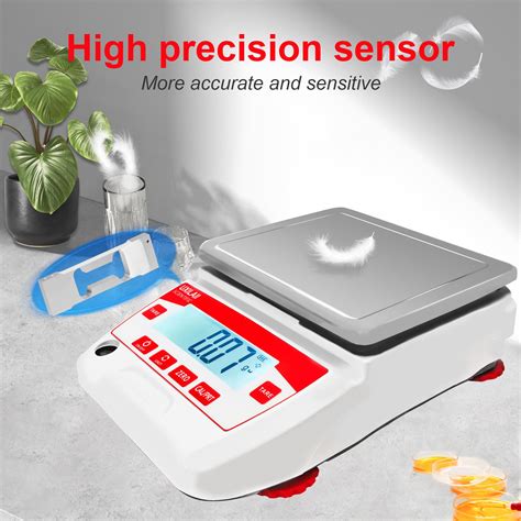 Uxilaii Scientific Lab Scale 5000g X 0 01g High Precision Electronic Analytical Balance 0 01g