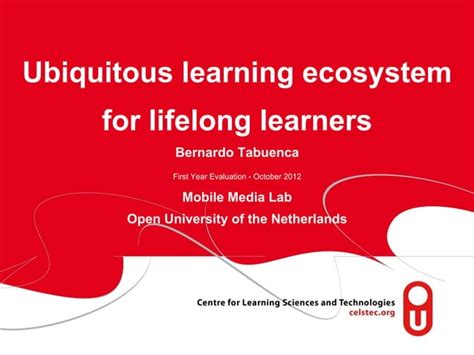 ubiquitous learning ecosystem for lifelong learners ppt