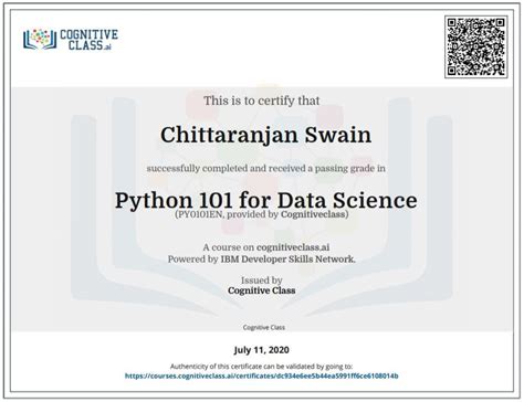 Python Datascience Certificate Pythonfordatascience