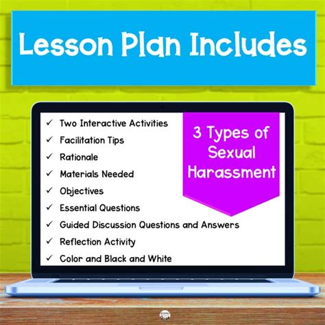 Nonconsensual Sexual Harassment Activity Scenario Cards For High