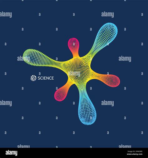 Molecule Graphic Design 3d Vector Illustration Connection Structure