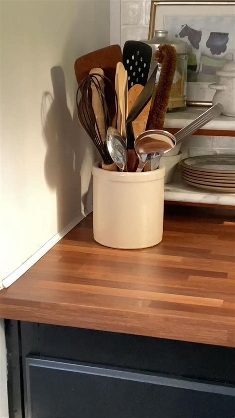 Diy Butcher Block Countertops Contact Paper Video In 2024 Diy