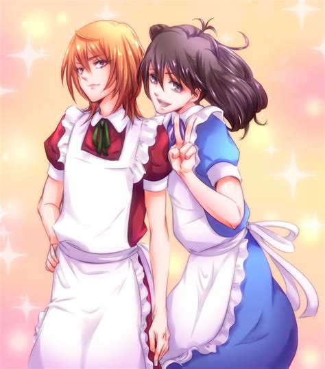 Matoba Kaoru And Aizawa Kakeru Area No Kishi Drawn By Raine