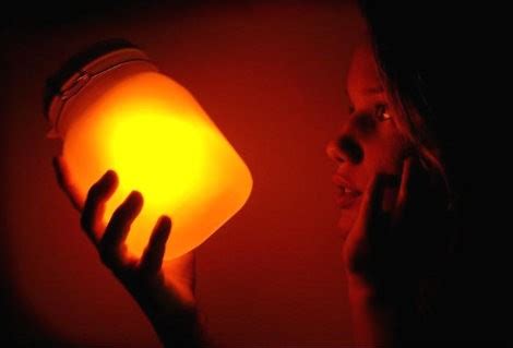 Светильник "Солнце и Луна в банке" на солнечной батарее