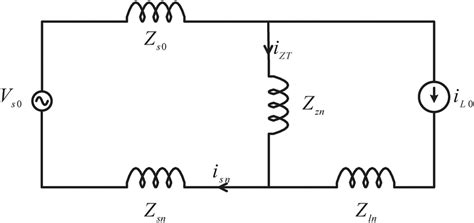 Zero Sequence Equivalent Circuit Of The Special Transformer Connected