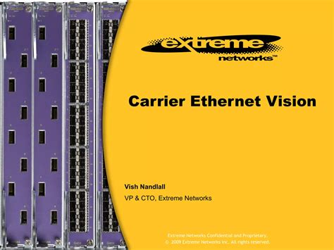 Carrier Ethernet PPT
