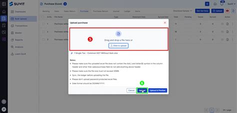 Uploading Purchasepurchase Return Data Through An Excel Sheet