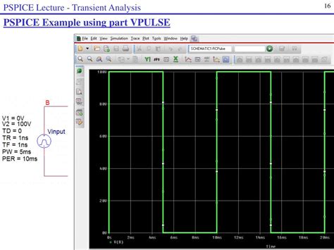 Ppt Pspice Lecture Transient Analysis Powerpoint Presentation Free