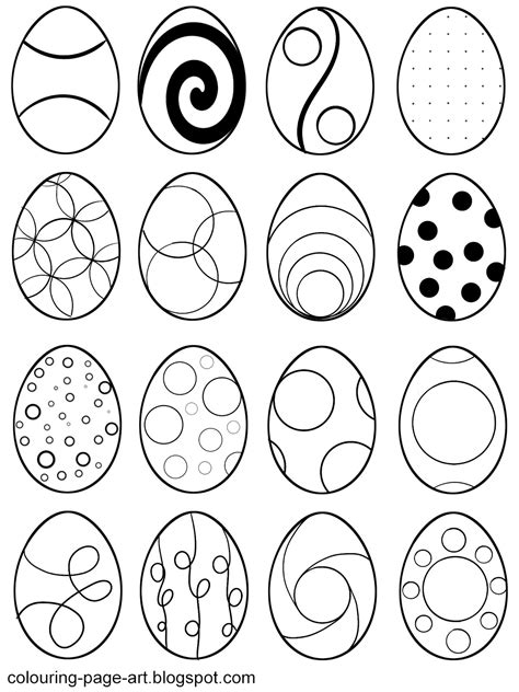 Easter Egg Pattern Printable