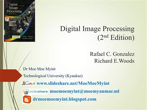 Lecture 1 For Digital Image Processing 2nd Edition Pptx