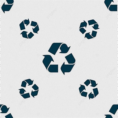 Geometric Texture Seamless Pattern Featuring A Processing Icon Symbol Vector Format Vector