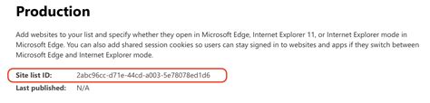 How To Configure Microsoft Edge Ie Mode With A Cloud Sites List Using