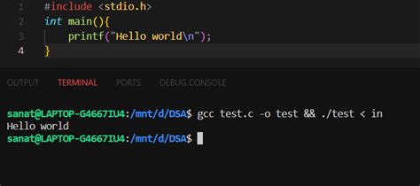 Using Code Runner Extension From Visual Studio Code In Wsl By Sanat