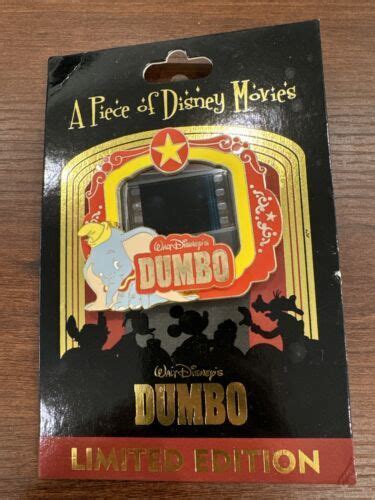 Dumbo Piece Of Disney Movie Pin Le Limited Edition 2000 Film Reel