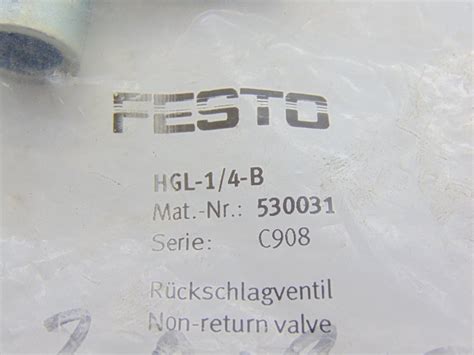 Festo Hgl 14 B Valve