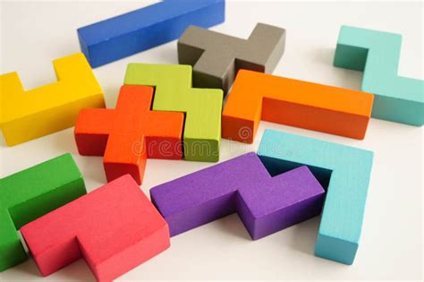 Logical Thinking And Problem Solving Problem Solution Creative Business Wooden Puzzle Geometric