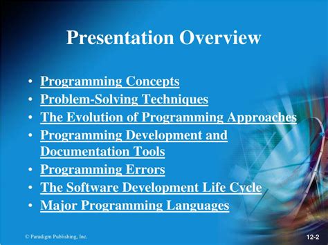 Ppt Chapter 12 Programming Concepts And Languages Powerpoint