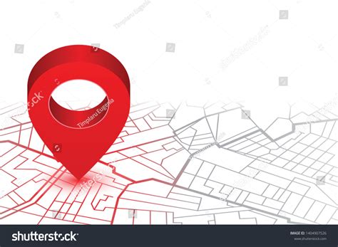Pin Showing Location On Navigator Map Over 621 Royalty Free Licensable Stock Vectors And Vector