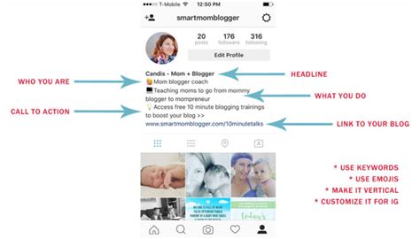 Instagram Bio Hacks How Robin Gets Blog Traffic From Instagram Smart Mom Blogger Work