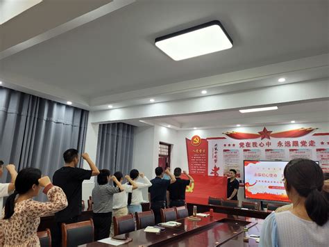 潢川县传流店中心校开展永葆初心使命 踔厉奋发前行主题党日活动