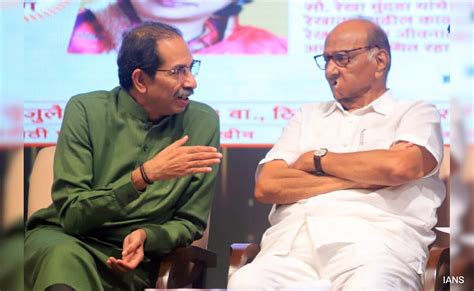 After Sharad Pawars Smaller Parties Remark Uddhav Thackerays Counter
