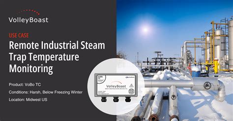 Steam Trap Monitoring Measuring Temperature In Harsh Weather VolleyBoast LLC