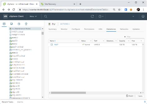vcenter 6 7 — new datastore internet
