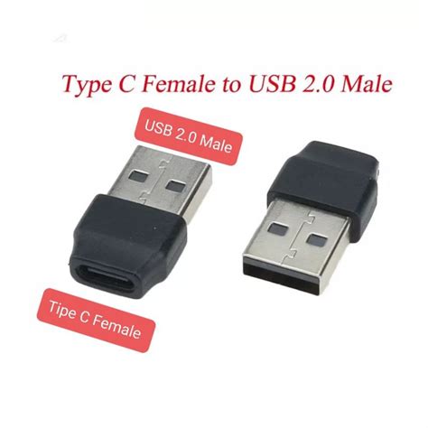 Jual Adapter Converter Konektor Port Type Tipe C Female To USB 2 0 3 0 Male Shopee Indonesia