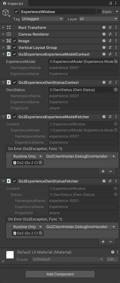Experiencegs2 Uikit For Unity Sample Game Server Services Docs