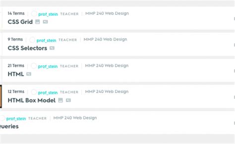 Assignments MMP 240 Web Design