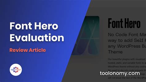 Font Hero Review The Best No Code Wordpress Font Manager • Syncwin