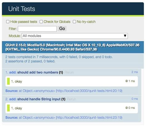 testing the integrity of your javascript application using qunit