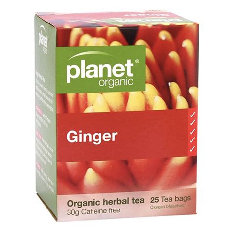 Planet Organic Ginger Herbal Tea Westland Whole Foods