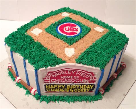 Chicago Cubswrigley Field Cake