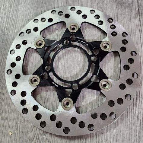 จานcnc งานไทย ลายดาว จานดิสเบรค ขนาด 220 มิล Wave110i Dream Supercub ดำหมุดเทา Shopee Thailand