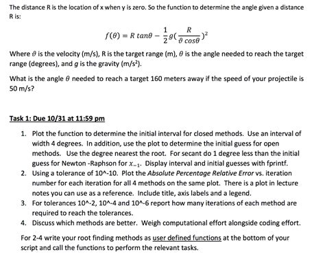 The Distance R Is The Location Of X When Y Is Zero Chegg
