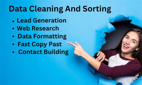 Do Data Sorting Data Formatting And And Data Cleaning By Dataentry