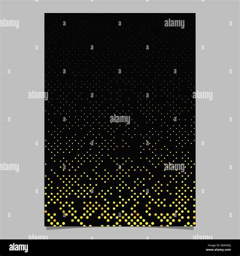 Abstract Circle Pattern Brochure Template Vector Stationery Background Graphic From Dots Stock
