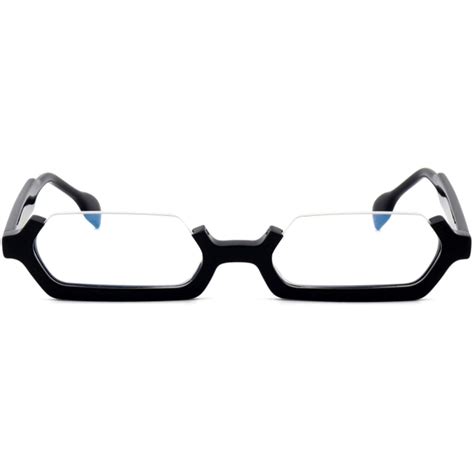 Reverse Half Rim Glasses Eyeshells