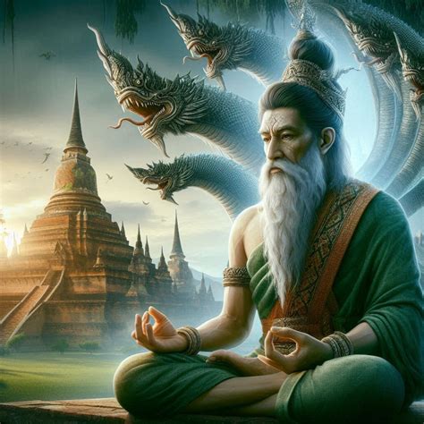 ตามรอยนาคราช ผู้ใดฝึกจิตให้สงบ ดั่งสายน้ำมิไหวเอน แม้พญานาคยังยอมศิโรราบ เพราะจิตที่มั่นคง