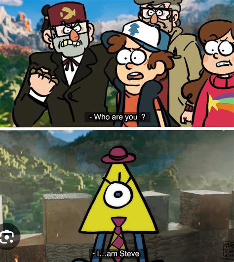 Pyramid Steve🎀 Gravity Falls Gravity Falls Art Gravity Falls Funny